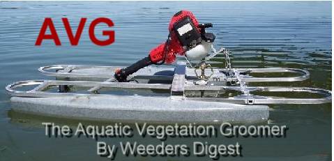 Weed Whip Your Lake or Pond Motorized Lake Weed Cutter